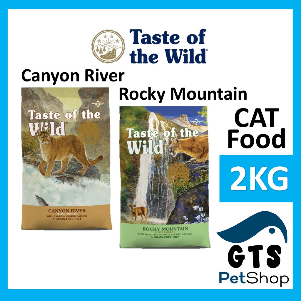 (Original Pack) TOTW Taste Of The Wild (2kg) Grain Free Cat Dry Food ...