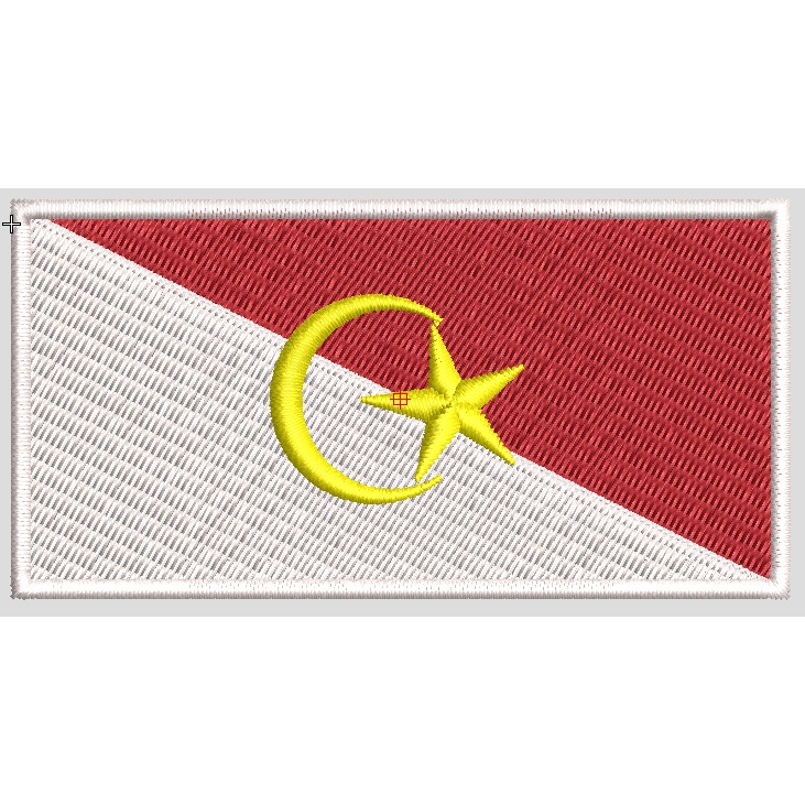 BENDERA SEGAMAT SULAM / EMBROIDERY ( PATCHES / IRON ON / VELCRO ...