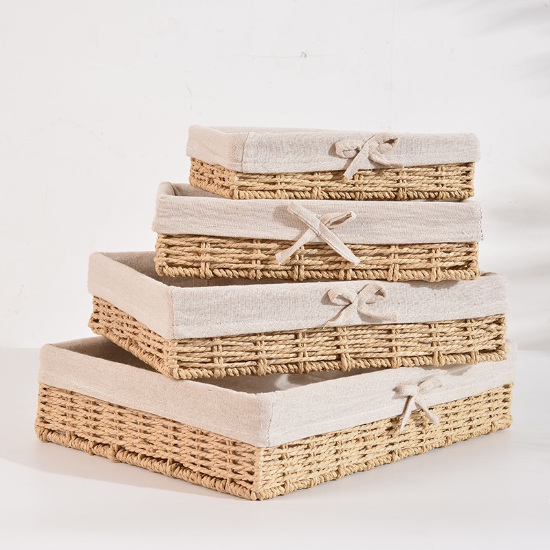 Ready Stock⚫SONDER⚫Handmade Storage Basket Wicker Basket for Desktop ...