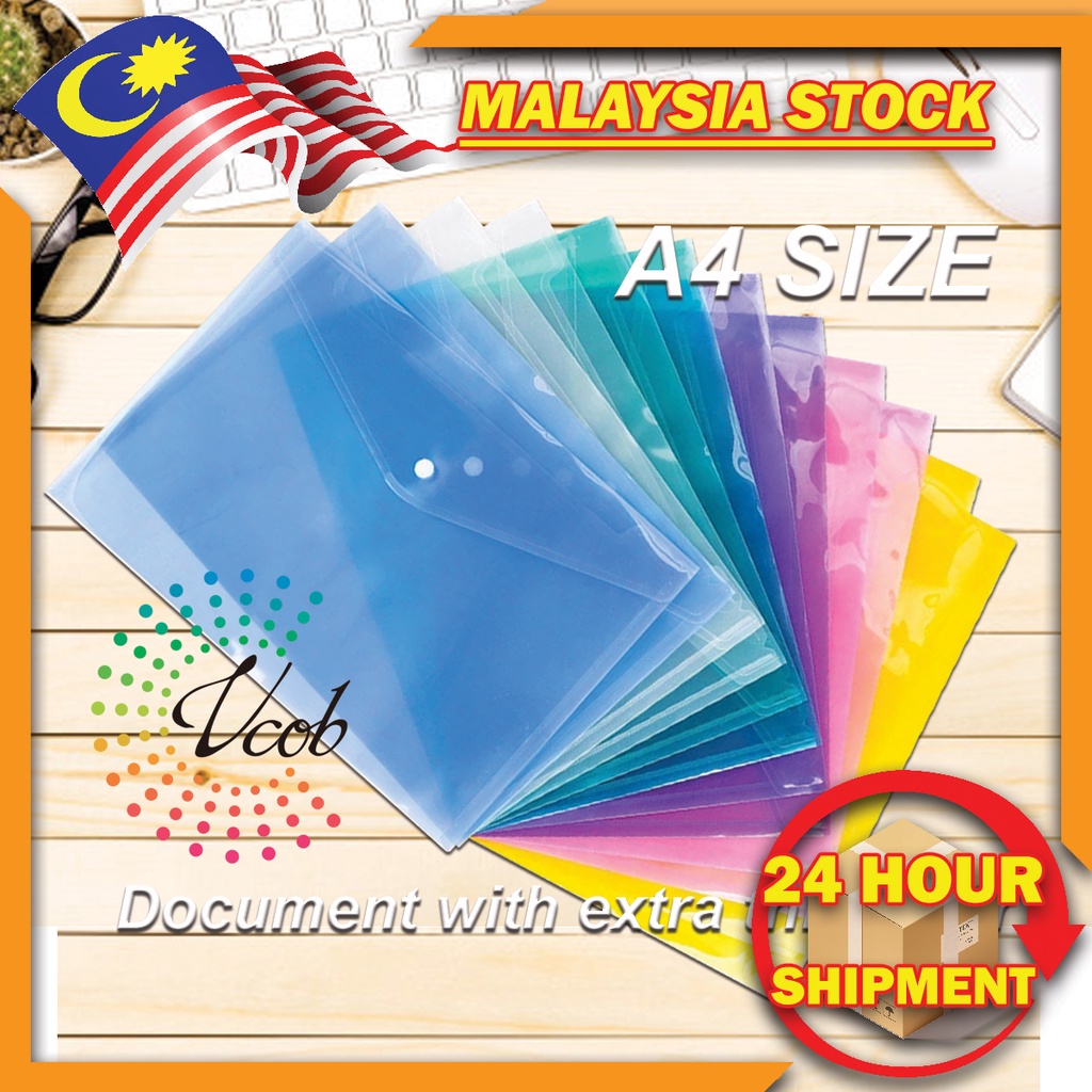 Stationery Storage Folder File Folder Waterproof Zipper File Organizer ...