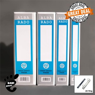 Alba Rado PVC 2D White Ring File A4 Insert Binder - Fail Putih AlbaRado ...