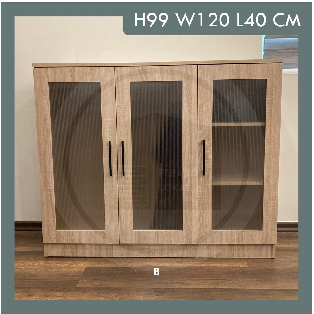 3 Doors Side Cabinet-Almari Dapur-Kitchen Cabinet-Cabinet Dapur-Almari ...