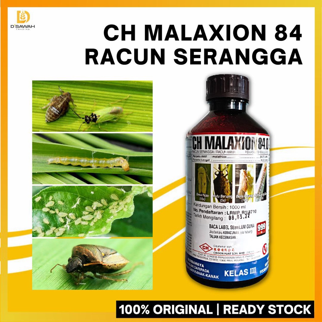 Racun CH MALAXION 84.0 1L Racun Hama Bena Ulat Kutu Malathion 84% ...