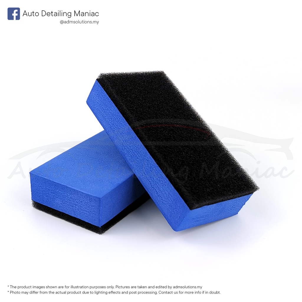 Coating Applicator Block (8cm x 4cm x 2cm) Ceramic Glass SiO2 Graphene ...