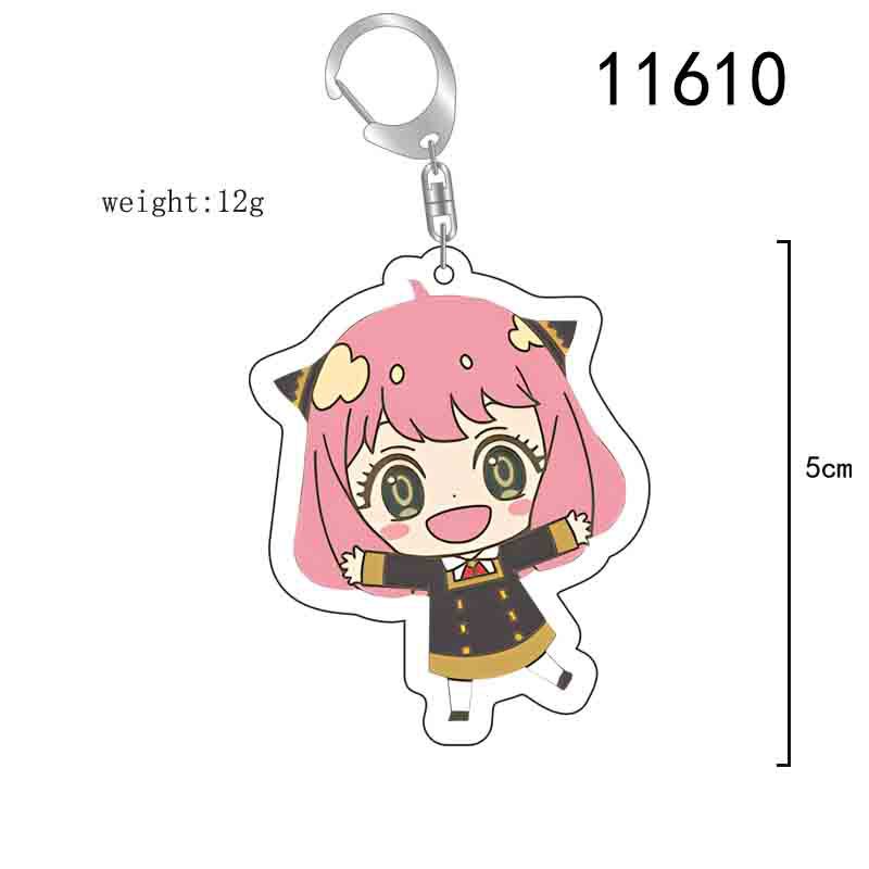 2022 SPY×FAMILY Loid Forger Anya Forger Yor Forger Keychain Accessories ...