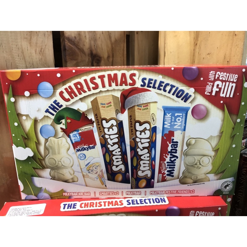 Nestle Christmas Chocolate Kids Medium Selection Box Smarties,Milkybar ...