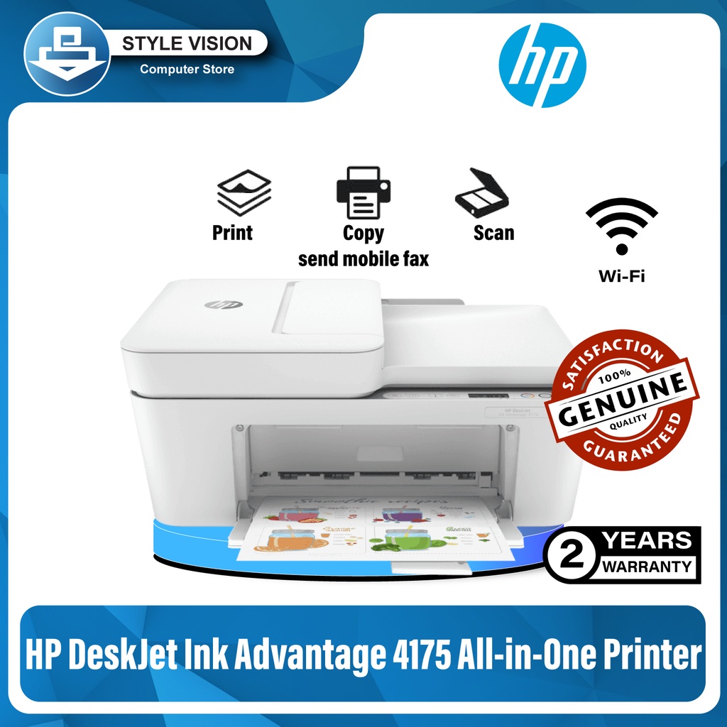 HP DeskJet Ink Advantage 4175 All-in-One Printer | Shopee Malaysia