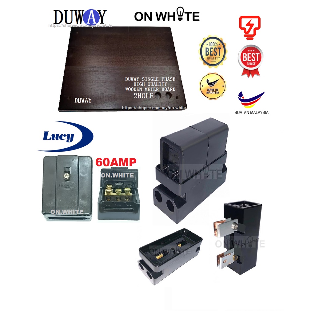 Cut Out Unit 60A C/With Fuse 32A / 60A ( CK / GUARD Type ) 30A For TNB ...