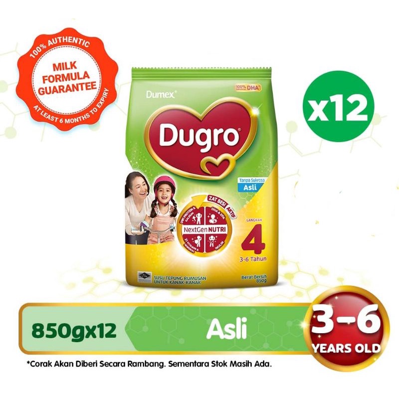Dumex Dugro 4 Asli 850g x 12pack | Shopee Malaysia