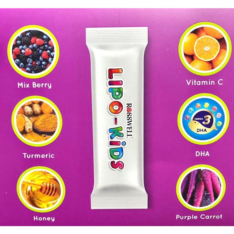 LIPO-KIDS - TRIPLE ACTION LIPO-KIDS VITAMIN C | Shopee Malaysia