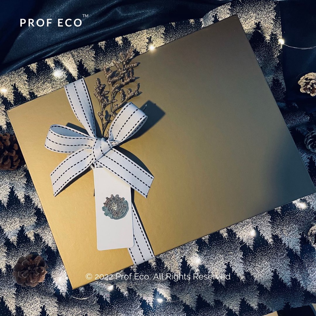 [READY STOCK] Premium Gold Hard Case Magnetic Gift Box Packaging with ...