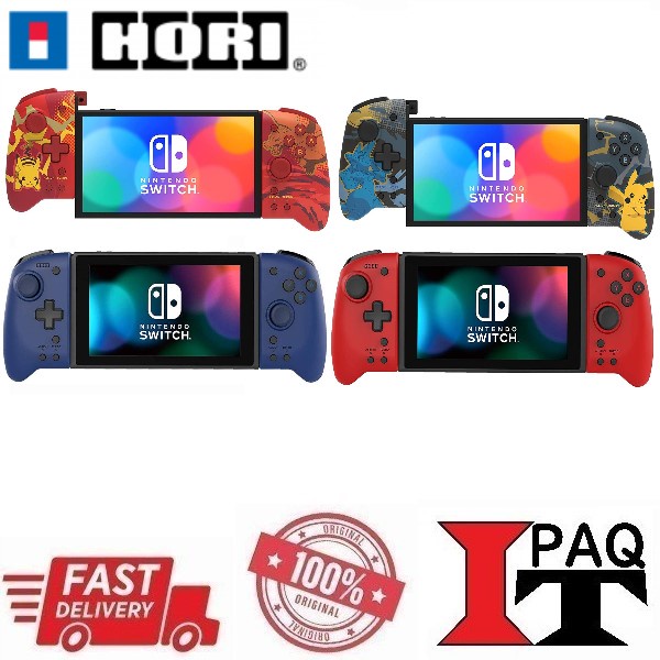 Nintendo Switch Hori Split Pad Pro Controller (Blue/Red/Pokemon Pikachu ...