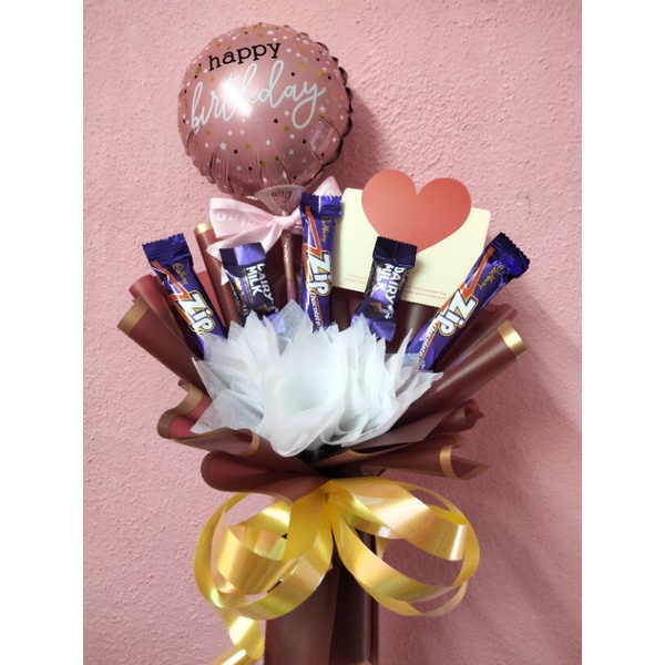 hadiah BAJET bunga coklat murah_mini coklat | Shopee Malaysia