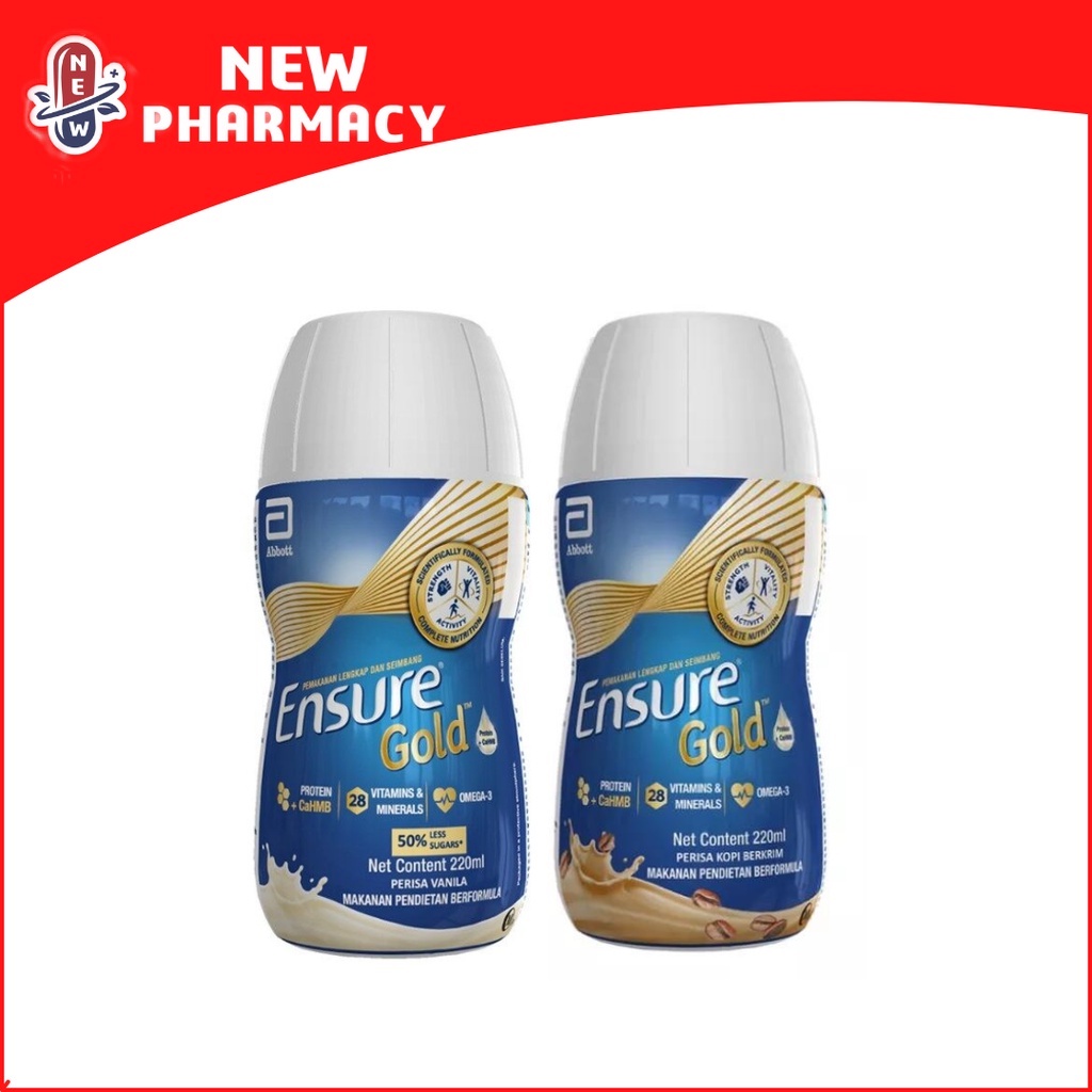 ENSURE GOLD LIQUID 220ml (Vanilla/Coffee) | Shopee Malaysia