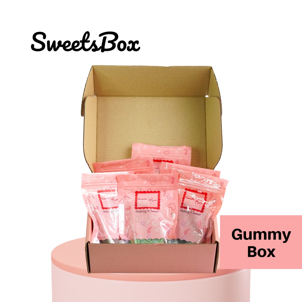 Sweetsbox | Gummy Box -100g x 6 packs - Halal Candy Gummy Gift Box ...