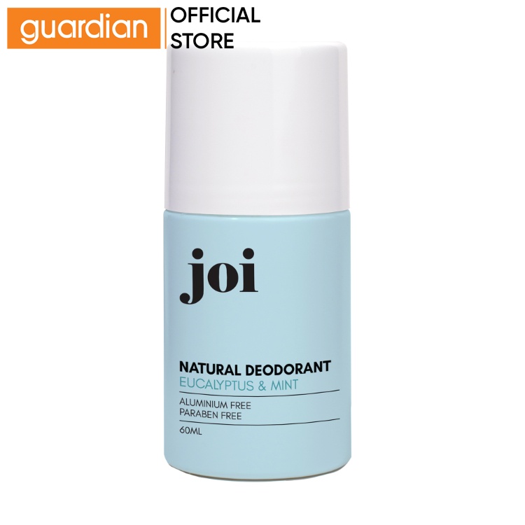 Joi Natural Roll On Deodorant Eucalyptus & Mint 60ml | Shopee Malaysia