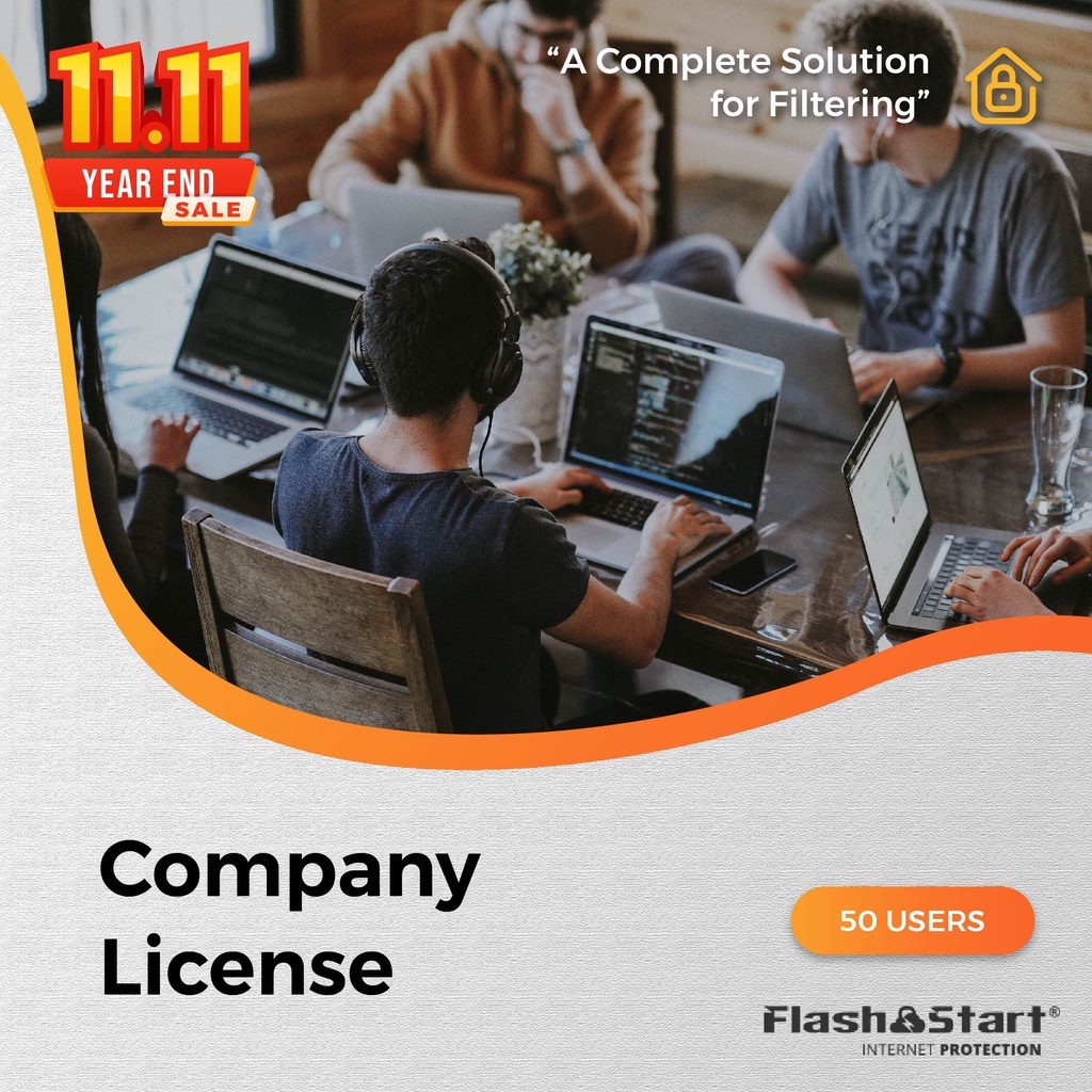 Flashstart DNS Filtering Solutions for Company (for 50 users and 100 ...
