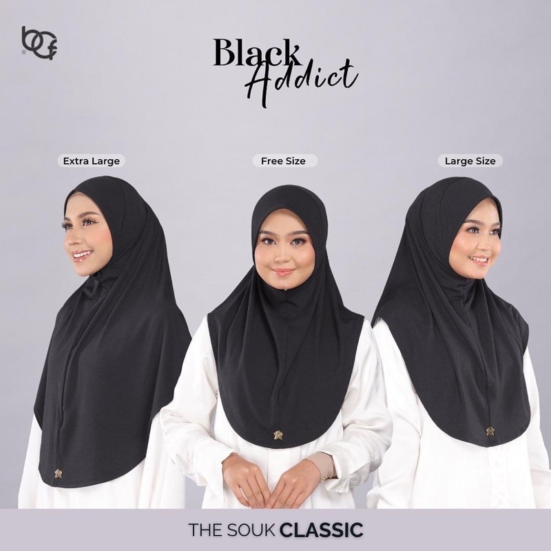 Souk BCF Black Edition (tudung hantu) | Shopee Malaysia