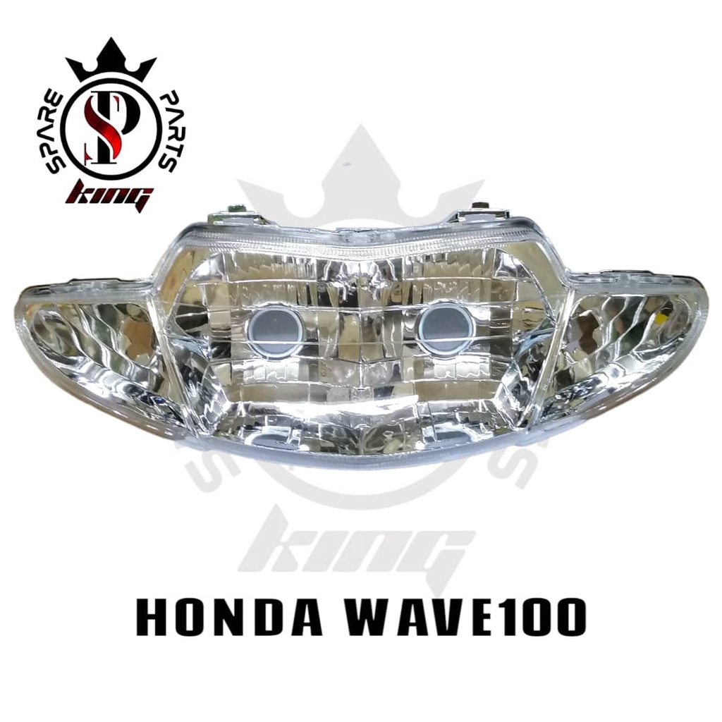 HONDA WAVE100 WAVE 100 W100 HEAD LAMP ASSY LAMPU DEPAN HEAD LIGHT ...