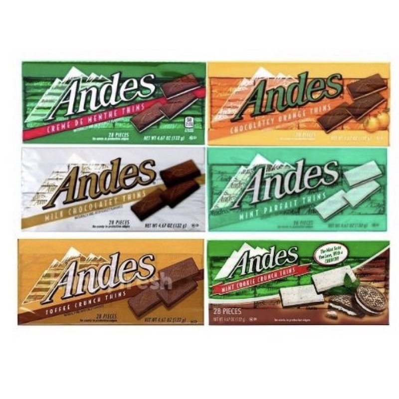 Andes Chocolate Thins Assorted Flavour 132g | Shopee Malaysia