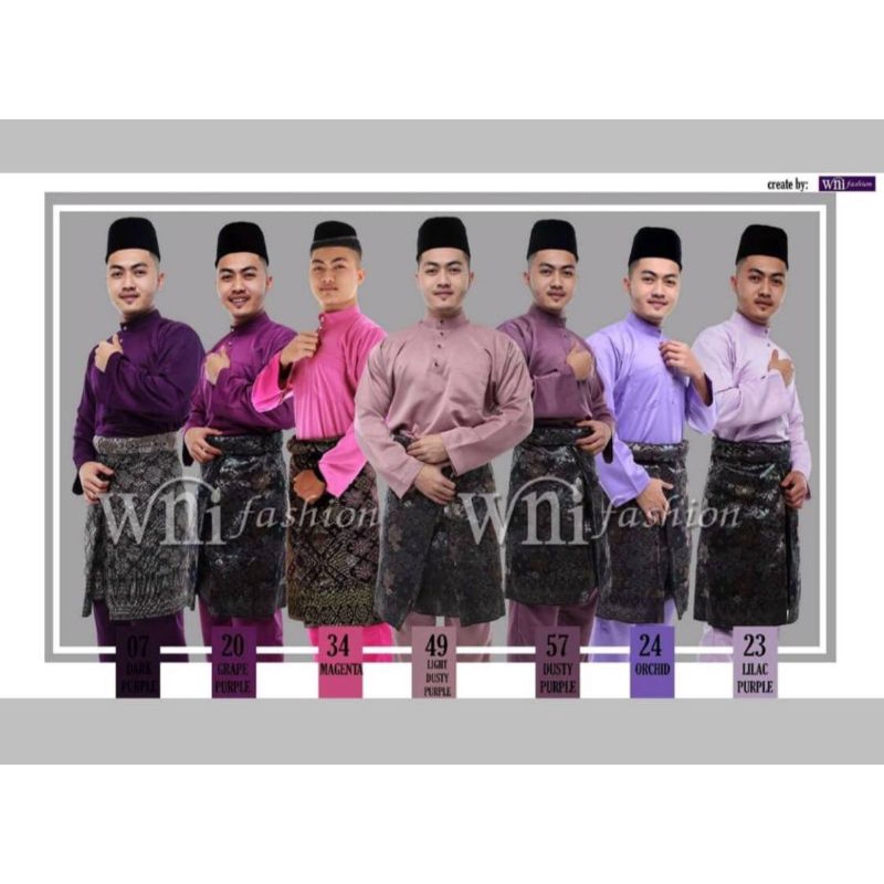 BAJU MELAYU TRADISIONAL BERPESAK (WNI FASHION) | Shopee Malaysia
