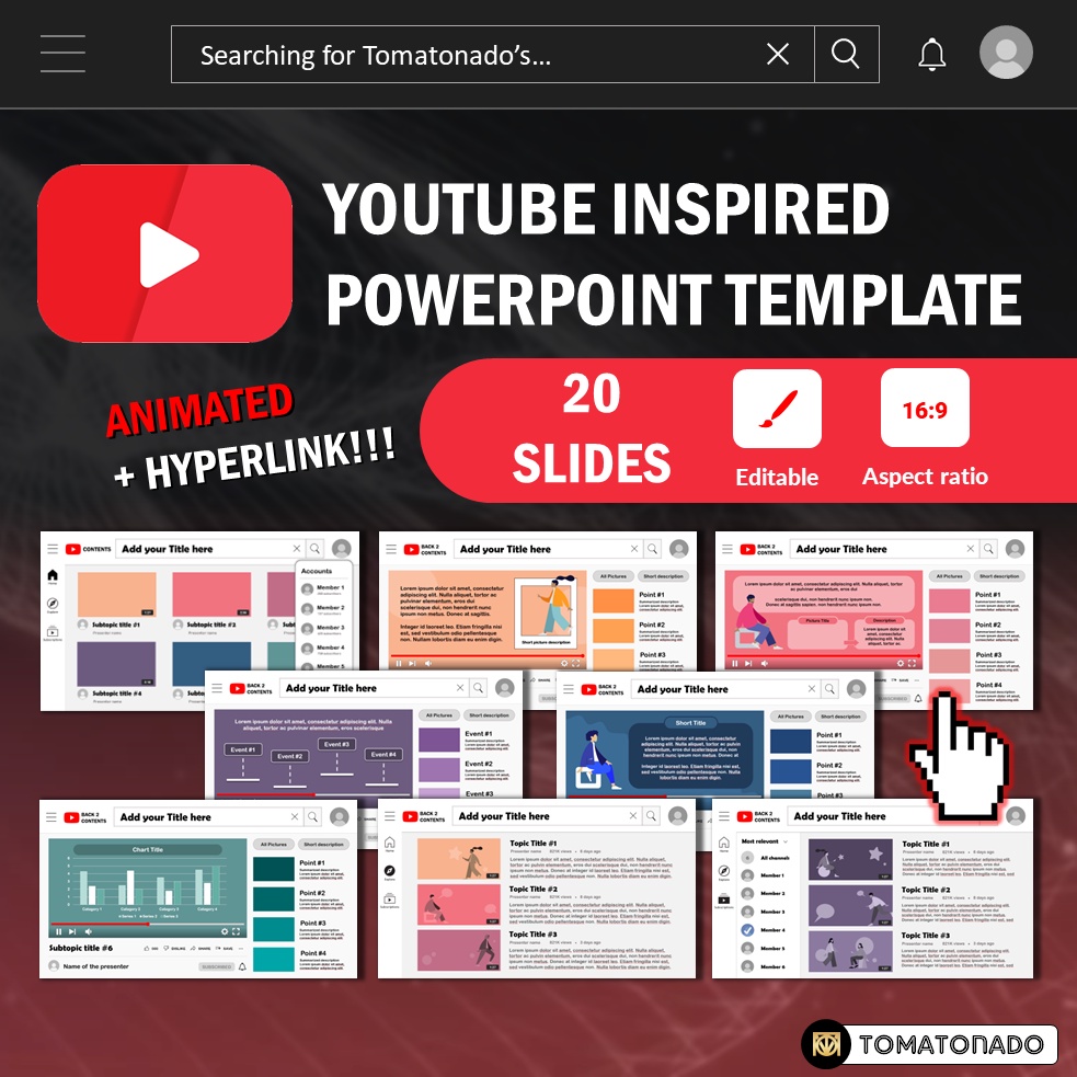 Tải miễn phí 999+ Powerpoint template youtube độc đáo và chuyên nghiệp