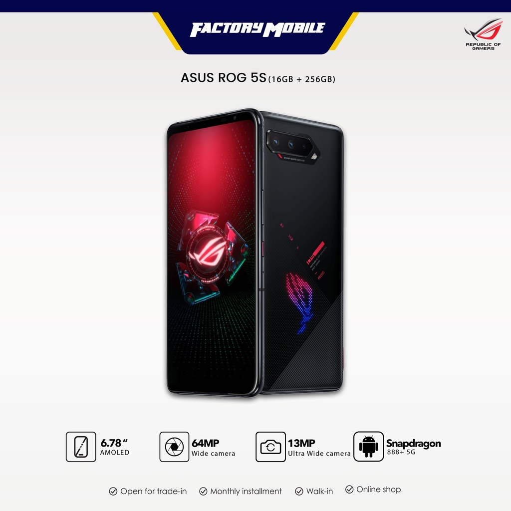 [SALE] Asus ROG Phone 5s 8GB & 16GB ram 128GB & 256GB rom Gaming Fon ...
