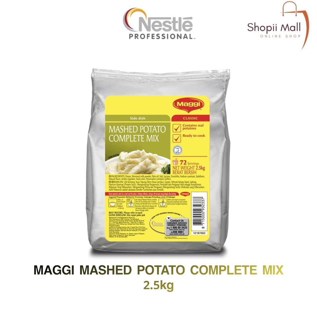MAGGI MASHED POTATO COMPLETE MIX 2.5kg / MAGGI MASHED POTATO MIX 2.5kg ...