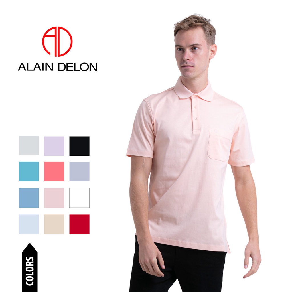 Alain Delon Regular Fit Short Sleeve Tee shirt - 16022001 | Shopee Malaysia