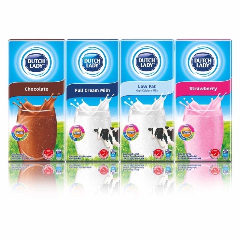 Dutch Lady Pure Farm Full Cream UHT Milk 1 Carton (12pkt x1 Litre) | Shopee Malaysia