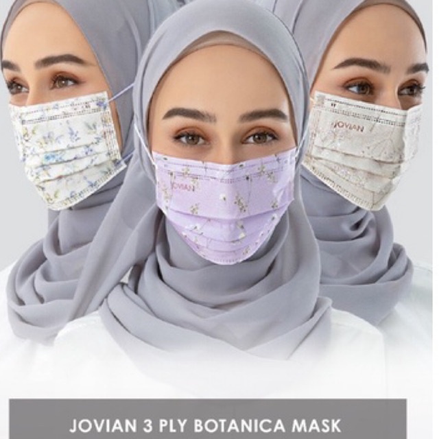 Jovian 3-Ply Mask Bunga Raya untuk Malaysia | Shopee Malaysia