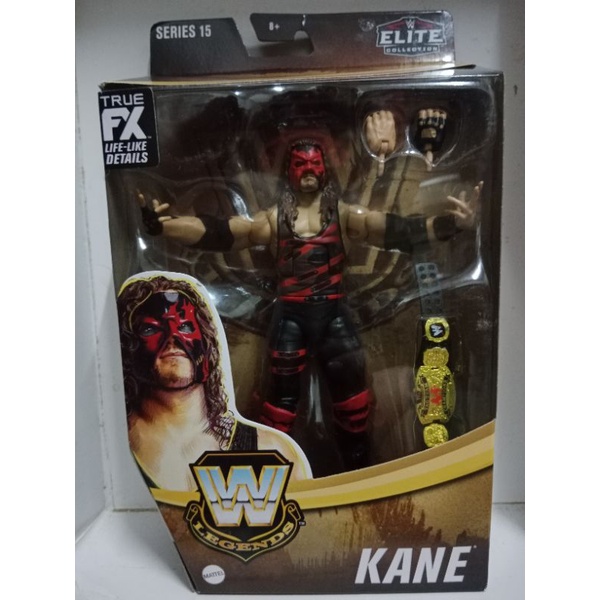 Mattel WWE Elite Legends Series 15 Kane Wrestling Action Figure ...
