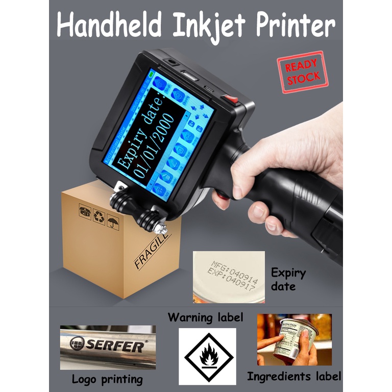 Handheld Inkjet Printer | Shopee Malaysia