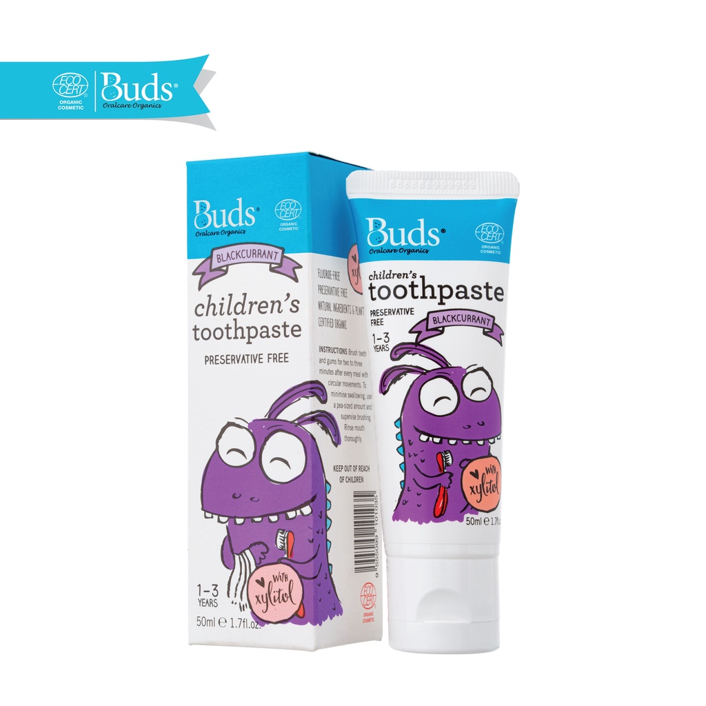 BOO Children's Toothpaste with Xylitol - Blackcurrant (50ml) | Shopee ...