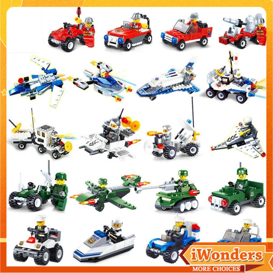 Tank Chariots Airplanes Building Blocks Factories Boy Girl Toys Gifts ...