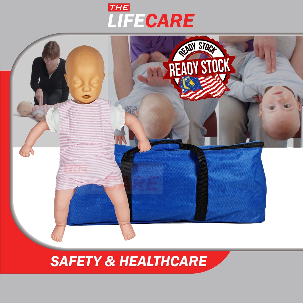 First Aid Infant CPR Manikin Baby Anne With Soft Carry Bag | Shopee ...