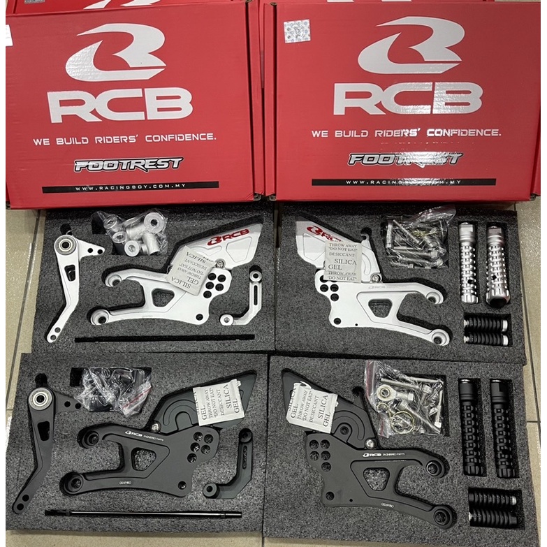 RCB SUZUKI GSX150 GSX-R150 S2-V2 SINGLE RACING FOOTREST SET - BLACK ...