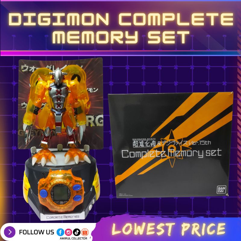 RARE Digimon Complete Memory Set | Shopee Malaysia