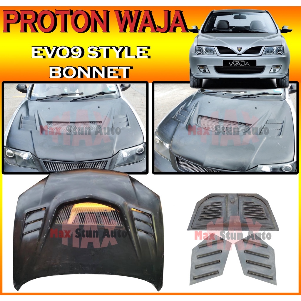 PROTON WAJA MMC WAJA CAMPRO CPS EVO9 LOOK FRONT BONNET (E9) BONET DEPAN ...