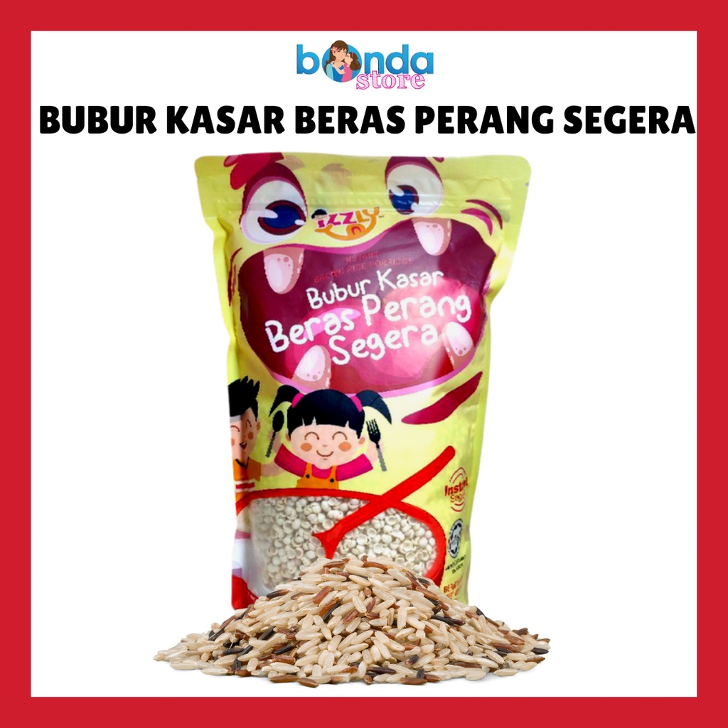 BUBUR KASAR BERAS PERANG SEGERA IZZLY BABY FOOD (BUBUR BAYI 8M) | Shopee Malaysia