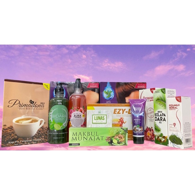 Produk Dherb Complete! Super Lebat/Mandian 7 Aura/Pewarna Rambut ...