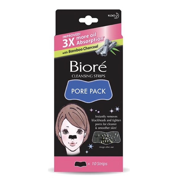 Biore Pore Pack Black 5 pcs / 10 pcs | Shopee Malaysia