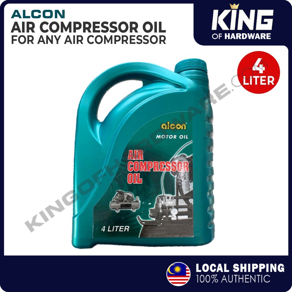 Alcon Air Compressor Oil 4 Liter | Lubricant Minyak Pelincir For Mesin ...