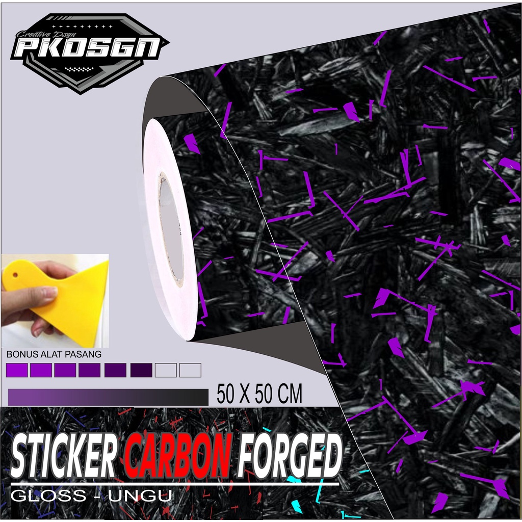 Carbon FORGED Sticker FORGED CARBON FORGED 50 X 50cm 02 | Shopee Malaysia