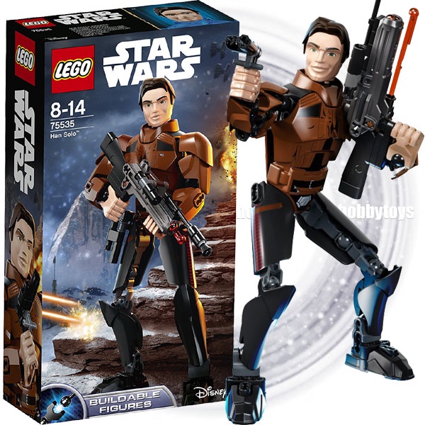 LEGO Star Wars Buildable Figure 75535 - HanSolo ( Buildable Figures ...