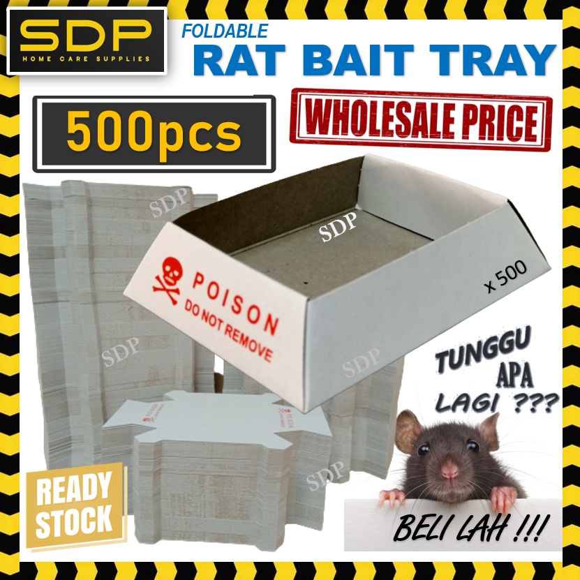 Bekas Ubat Tikus 500pcs/ Wholesale Rat Bait Tray/ Rat Poison Paper Tray ...