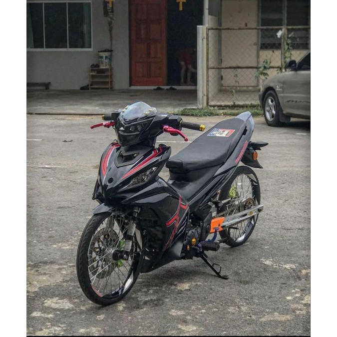 COVERSET LC 135 V2/V3/V4/V5/V6/V7 EXCITER HITAM 2022 QUALITY ORY HLY CUSTOM | Shopee Malaysia