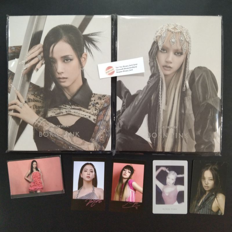 Ready Stock POB / BLACKPINK BORN PINK BOX SET DIGIPACK YG Select ...