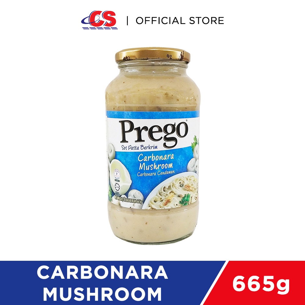 PREGO Pasta Carbonara Mushroom Sauce 665g | Shopee Malaysia PREGO Pasta Carbonara Mushroom Sauce 665g | Shopee Malaysia