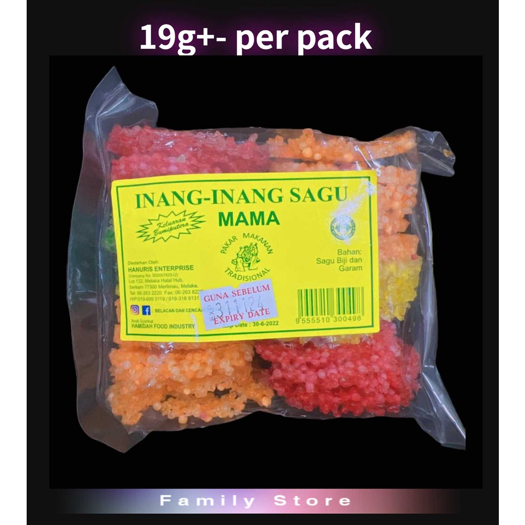 INANG-INANG PULUT DAN SAGU MAMA 19G+- | Shopee Malaysia